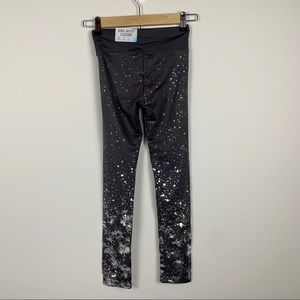 Justice | Bottoms | Justice Collection X Foil Star Metallic Leggings ...